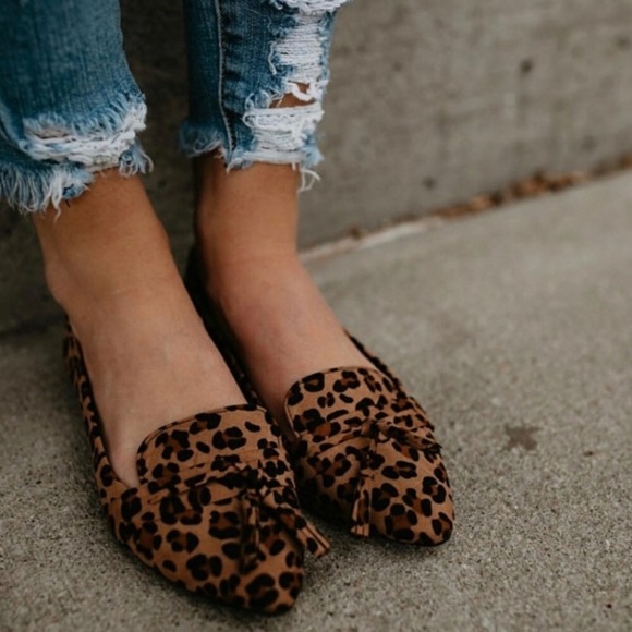 Shoes | Nwob 75 Leopard Print Loafers | Poshmark